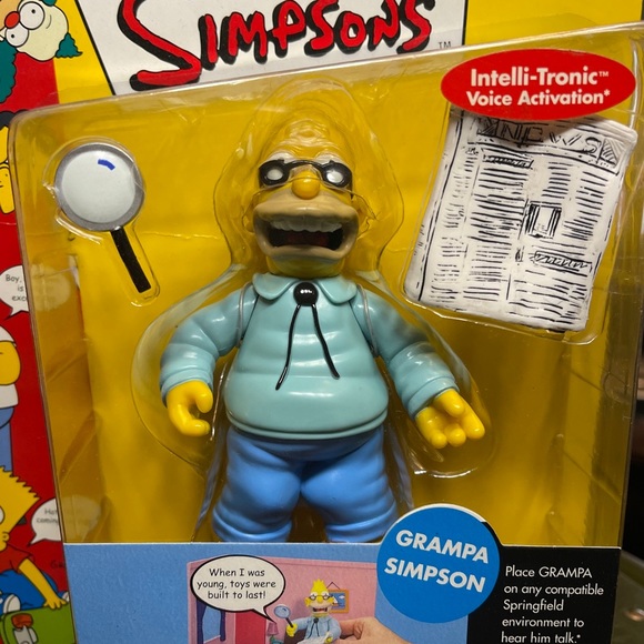 Simpsons | Toys | The Simpsons Grampa Simpson Playmates World Of ...